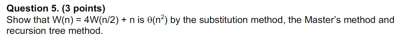 Solved Immediate Comp Sci Algorithms help. Please Read the | Chegg.com