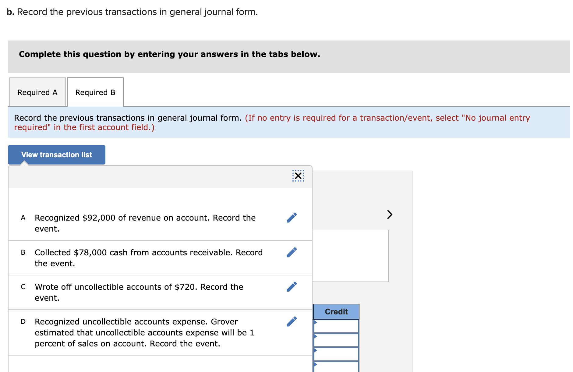 Solved using the percent of revenue allowance method LO 7-1 | Chegg.com
