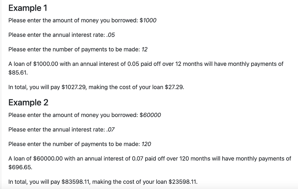 Solved I Need Help Figuring Out The Bug In My Program It Chegg