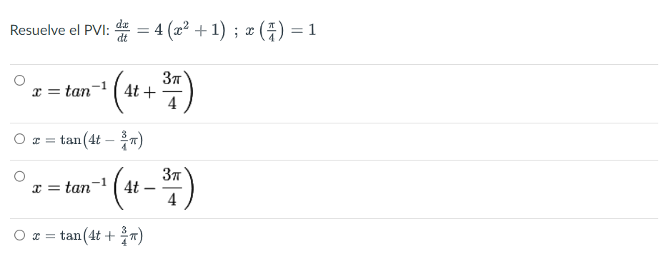 Solved Problemas de Valor Inicial. Resuelve el PVI: | Chegg.com