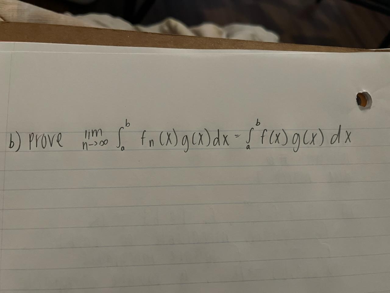 Solved III. Let {fn}n=1∞,fn:[a,b]→R fn square integrable on | Chegg.com