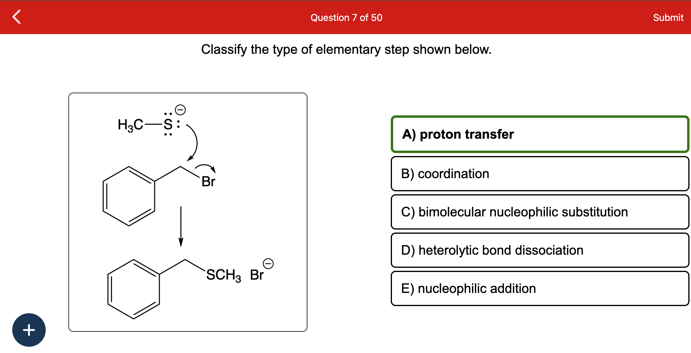 Solved Classify the reaction shown | Chegg.com