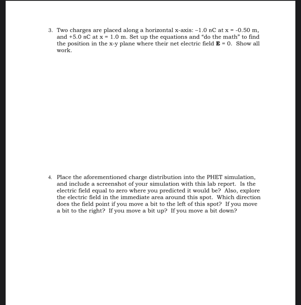 Solved Part 2 - Simulating the charge distributions For each | Chegg.com