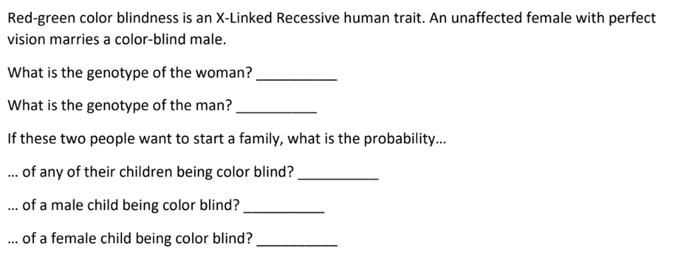 Solved Male pattern baldness is an X-Linked Recessive human | Chegg.com