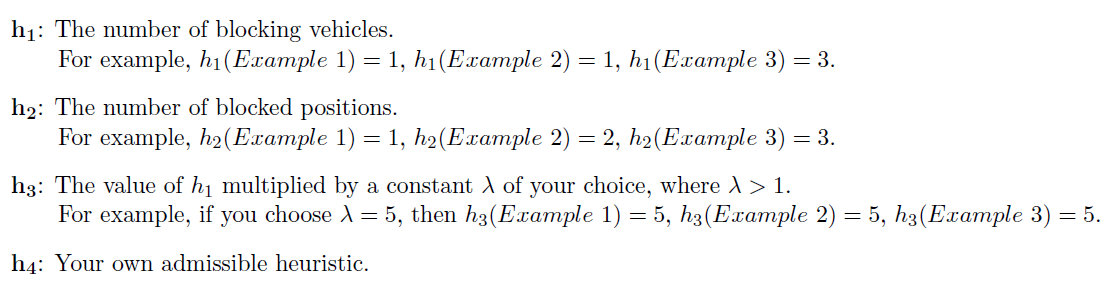 Solved Please provide a python code for the Rush Hour Game | Chegg.com