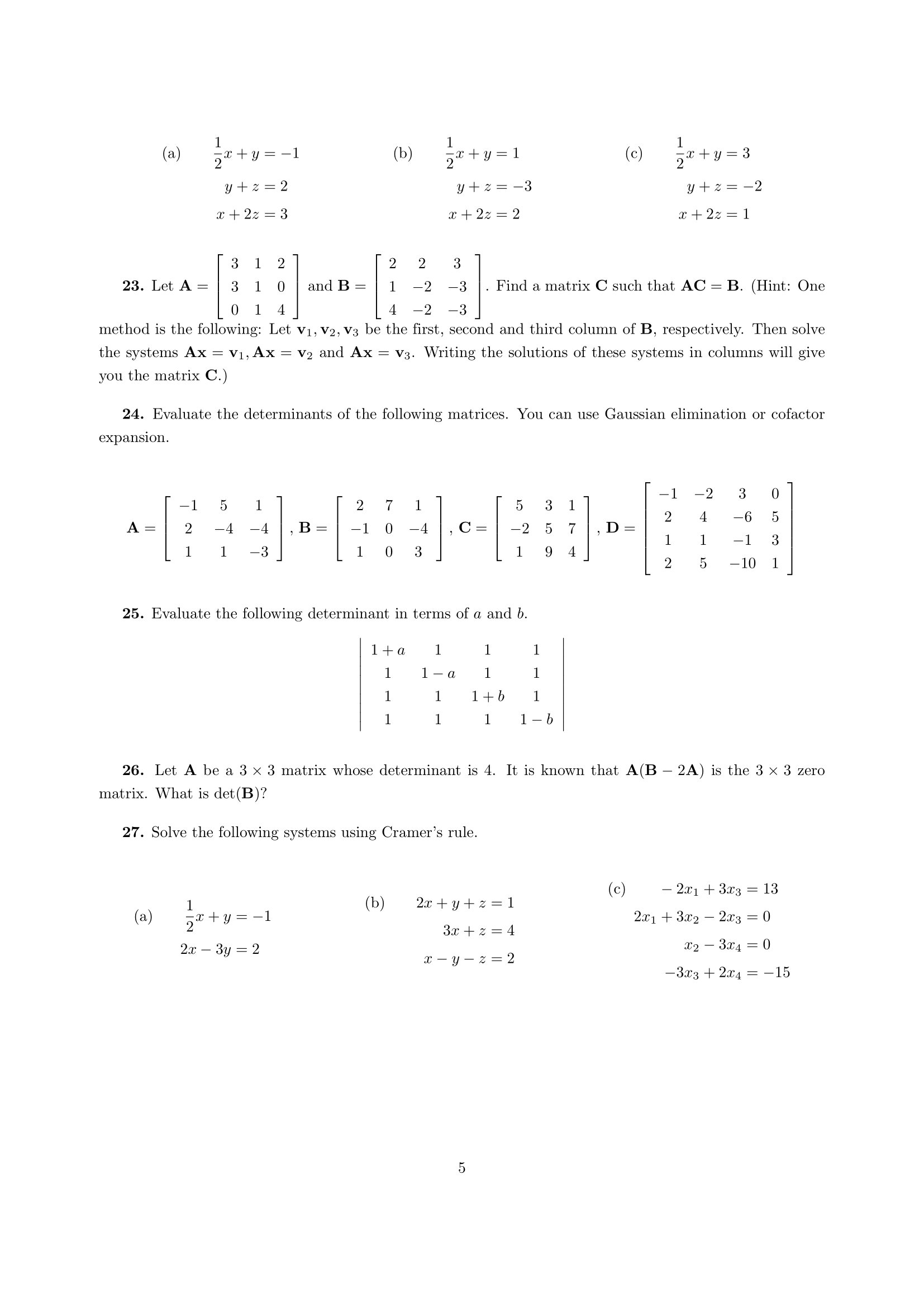 Solved EEM 110 - Exercise Set II 1. In each of the | Chegg.com