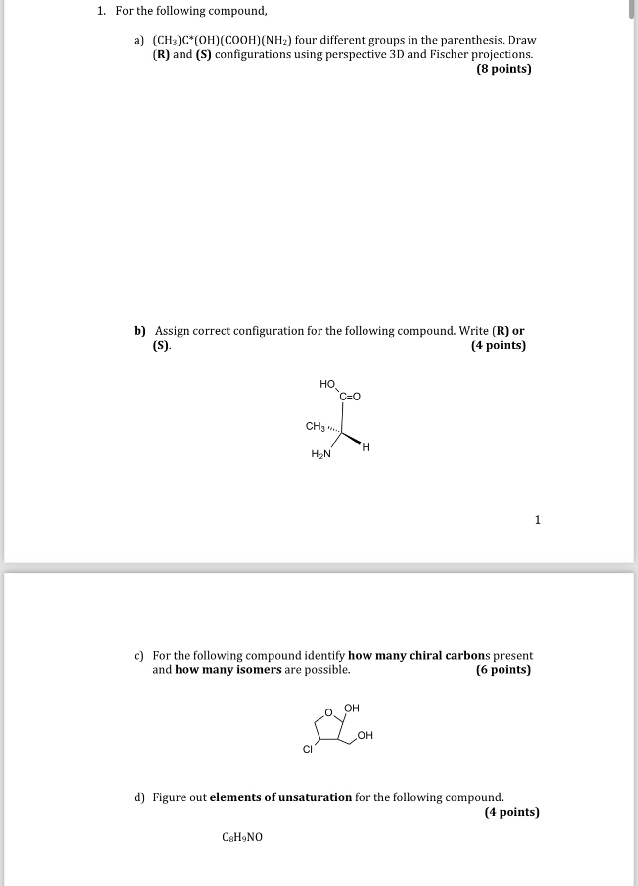 Solved Show me the steps to solve For the following | Chegg.com