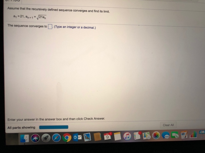 Solved Assume that the recursively defined sequence | Chegg.com