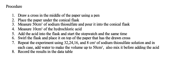 Solved How to improve this experiment, you can the change | Chegg.com