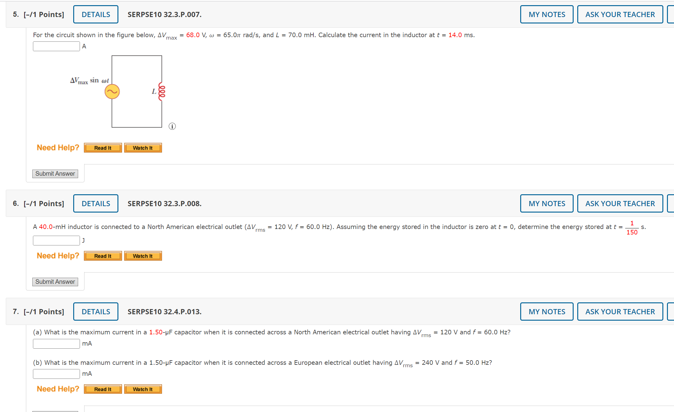 Solved J [−/1 Points] SERPSE10 32.4.P.013. (a) What is the | Chegg.com