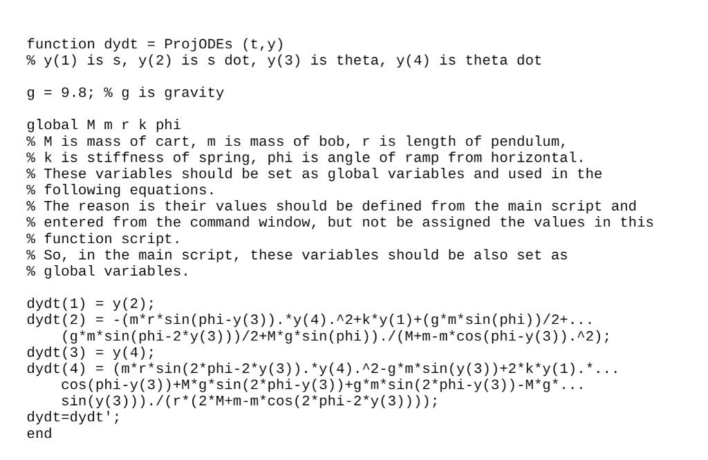 Solved Implement the equations of the system to determine | Chegg.com