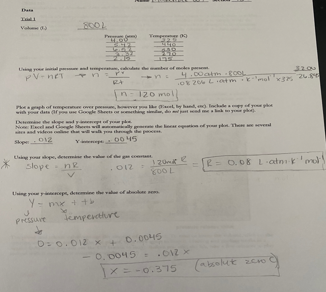 Solved Questions 1. Which gas law were you observing in this | Chegg.com