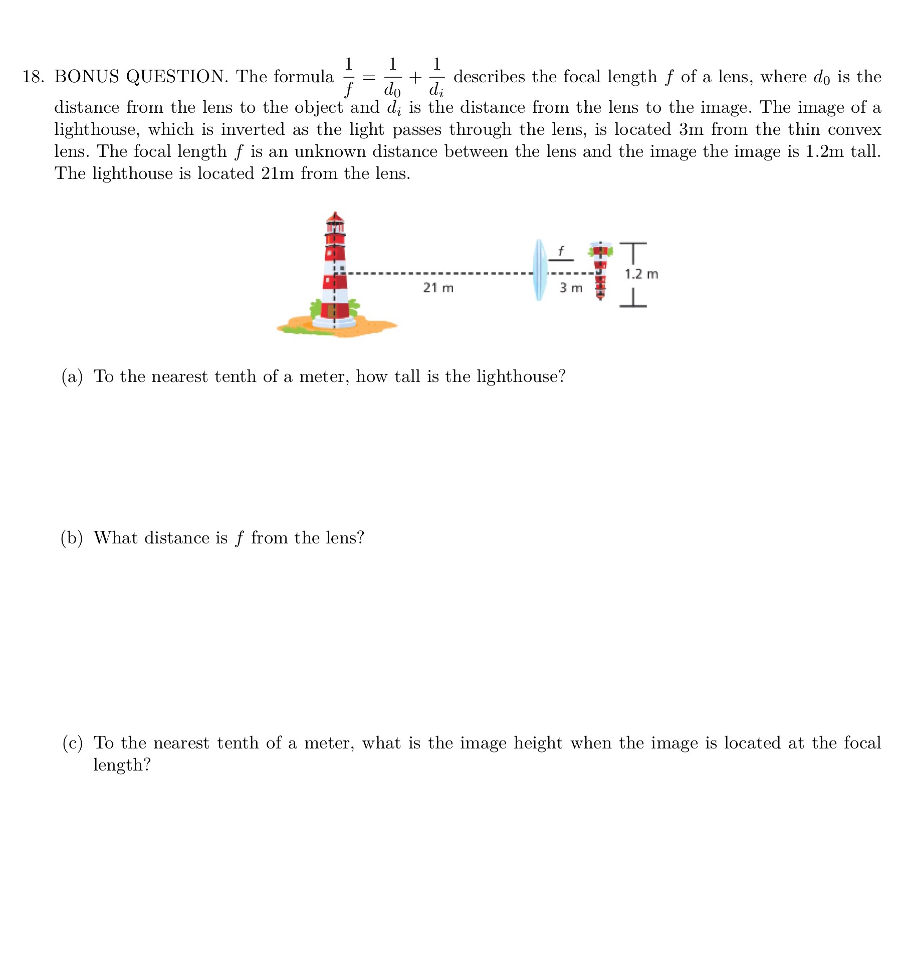 Solved 8. BONUS QUESTION. The formula f1=d01+di1 describes | Chegg.com