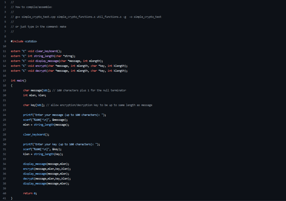 Solved Please help me with coding in ARM language to encrypt | Chegg.com