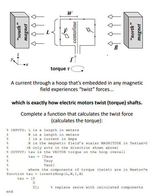 Solved A current through a hoop that’s embedded in any | Chegg.com