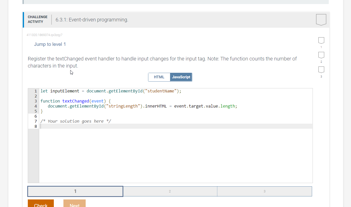 Solved PLEASE POST JAVASCRIPT CODE ONLY Register the | Chegg.com