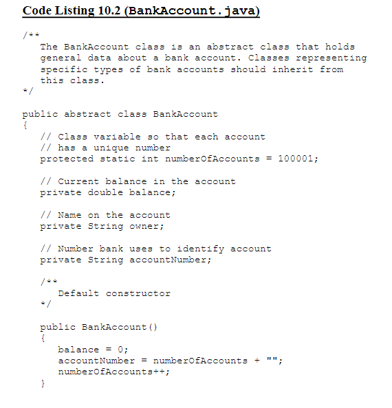 Chapter 10 Lab More Classes and Objects Lab | Chegg.com