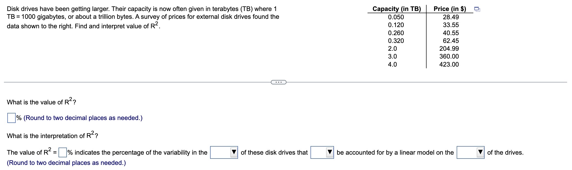 Solved Disk drives have been getting larger. Their capacity | Chegg.com