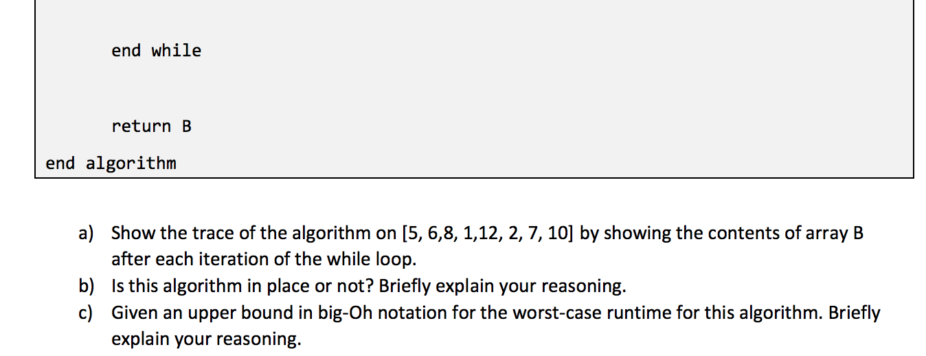 Solved Problem 5 (20 points): The following is the | Chegg.com