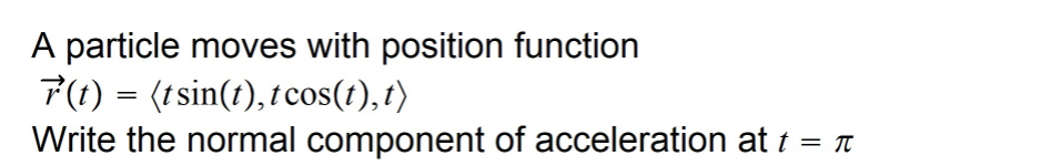 Solved A particle moves with position function \\[ | Chegg.com