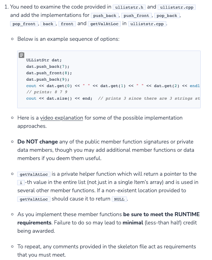 Solved Understanding an Unrolled Linked List An unrolled | Chegg.com