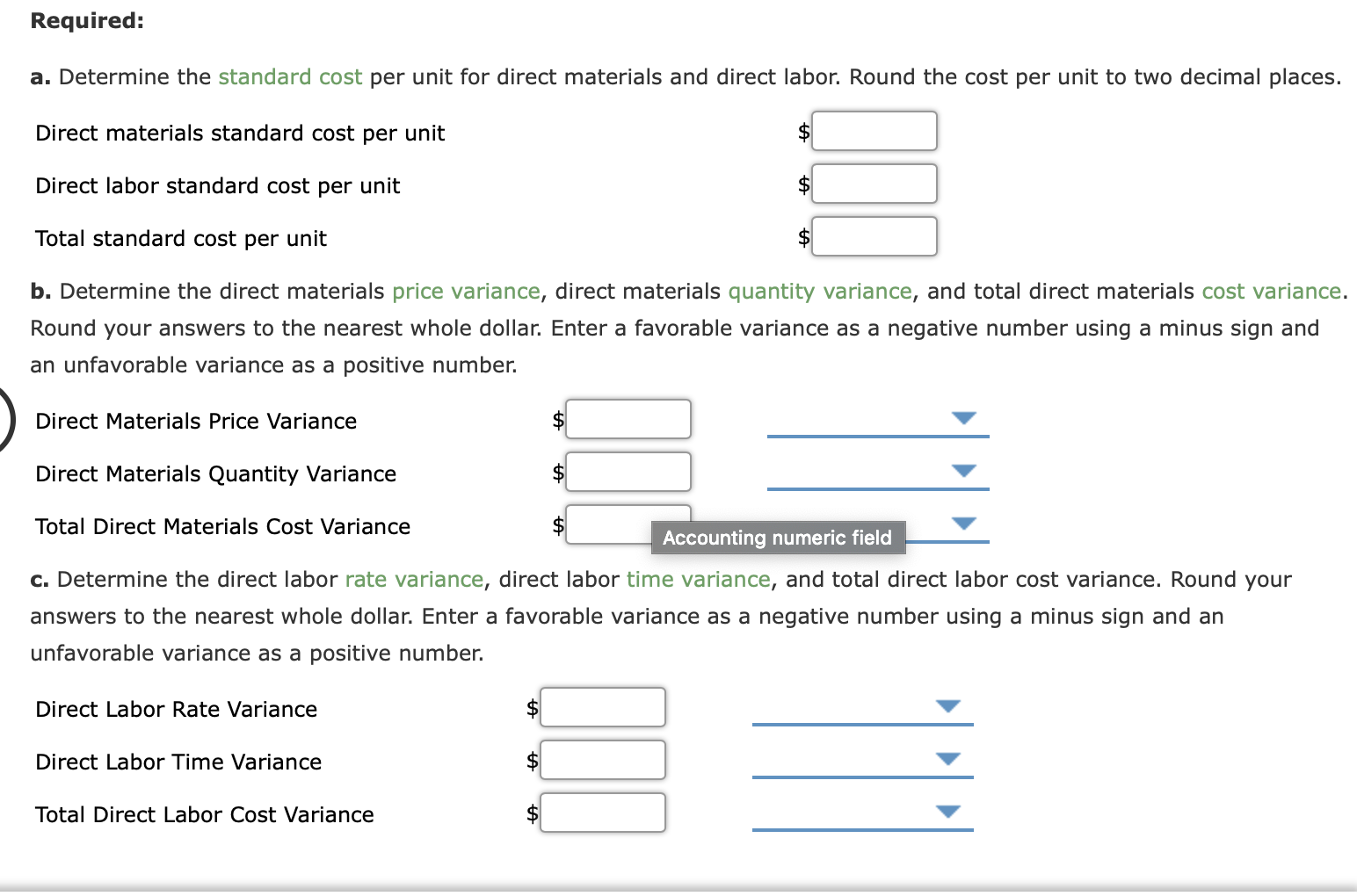Solved Direct Materials and Direct Labor Variance Analysis | Chegg.com