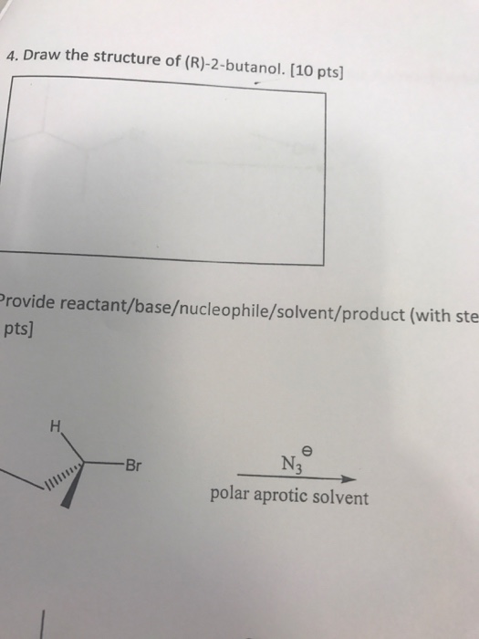 Solved Draw the structure of (R) - 2-butanol. | Chegg.com