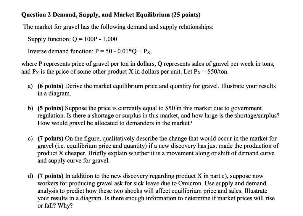 Solved How to solve question 2 - a, b, c, and d | Chegg.com