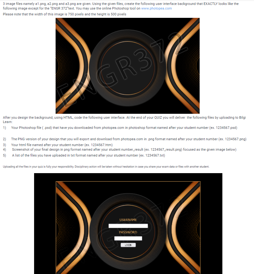Solved 3 image files namely a1.png, a2.png and a3.png are | Chegg.com