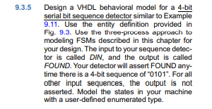 Solved 9.3.5 Design a VHDL behavioral model for a 4-bit | Chegg.com