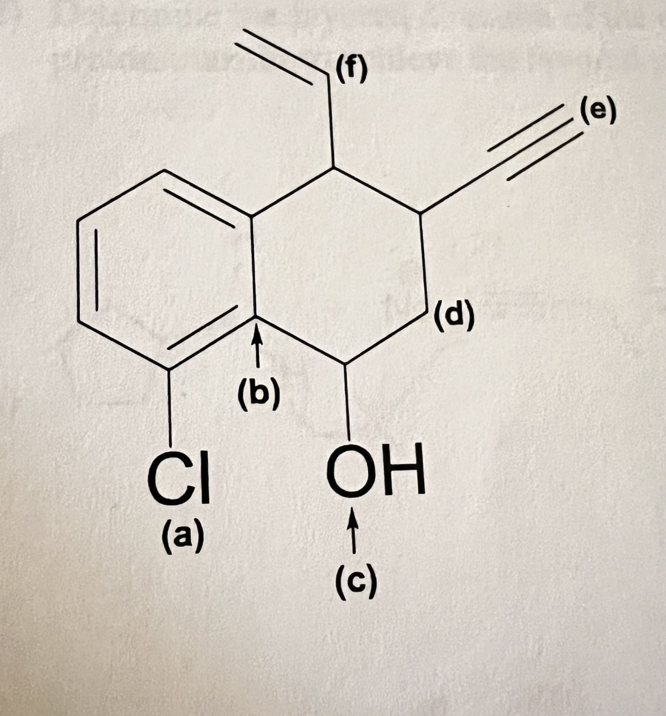 Solved For each letter-labeled atom in the structure below, | Chegg.com