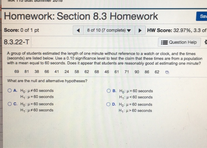 Solved Homework Section 8 3 Homework Score 0 Of 1 Pt