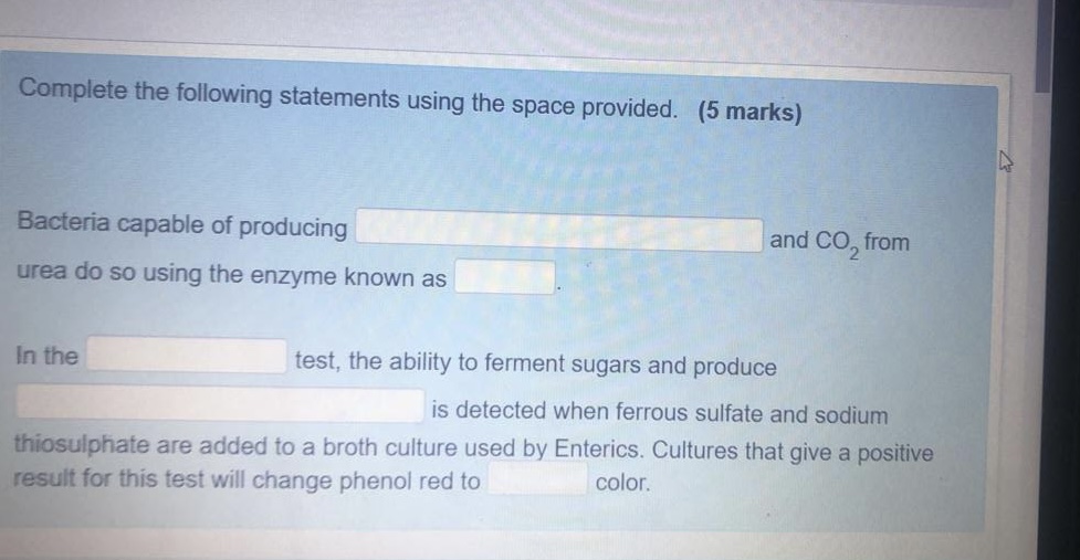 Solved Complete the following statements using the space | Chegg.com