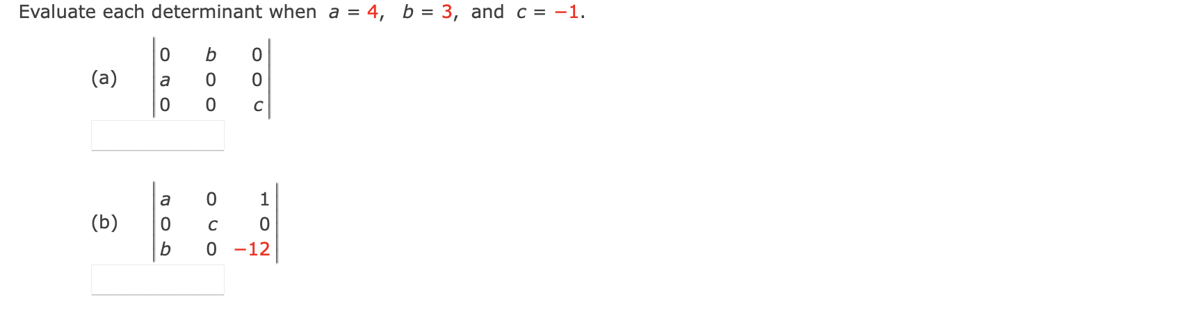 Solved Find the determinant of the elementary matrix. | Chegg.com