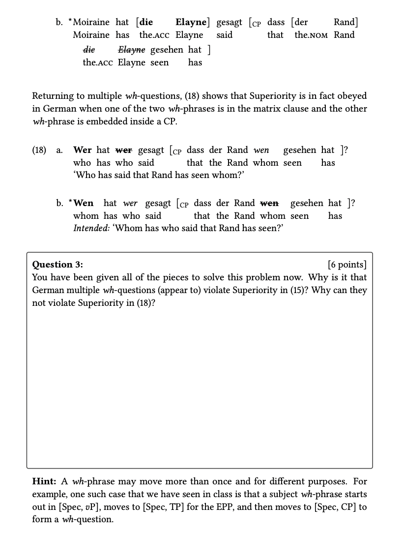 9 point This final question deals with an interaction | Chegg.com