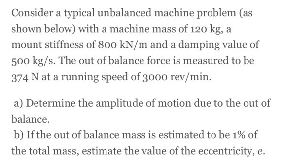 Solved Consider a typical unbalanced machine problem (as | Chegg.com