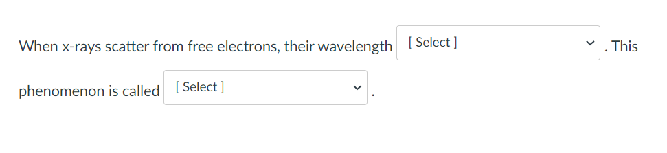 Solved Choose the drop-down option: 1. | Chegg.com