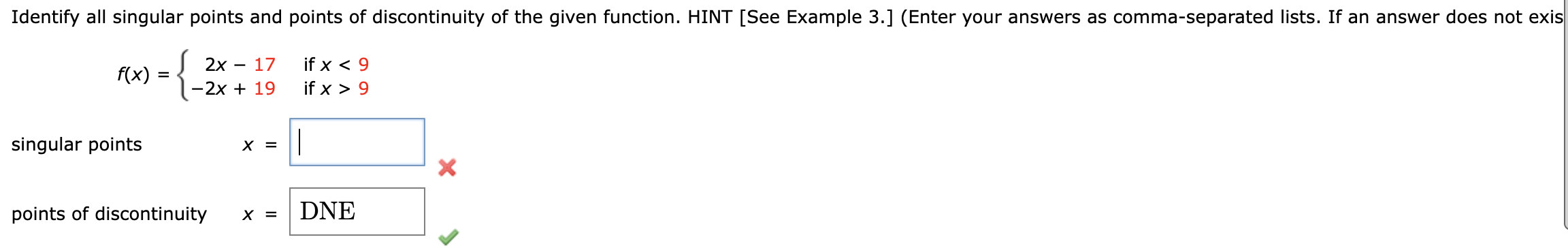 Solved Identify all singular points and points of | Chegg.com