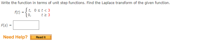 Solved Write the function in terms of unit step functions. | Chegg.com