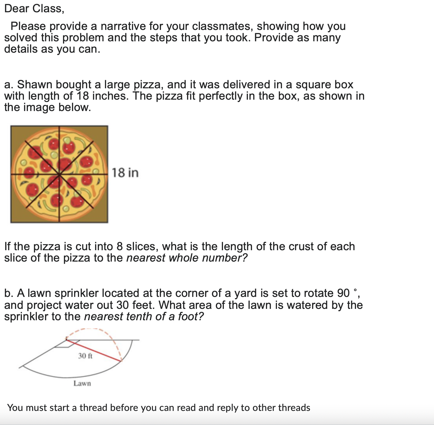 Solved Dear Class,Please provide a narrative for your | Chegg.com