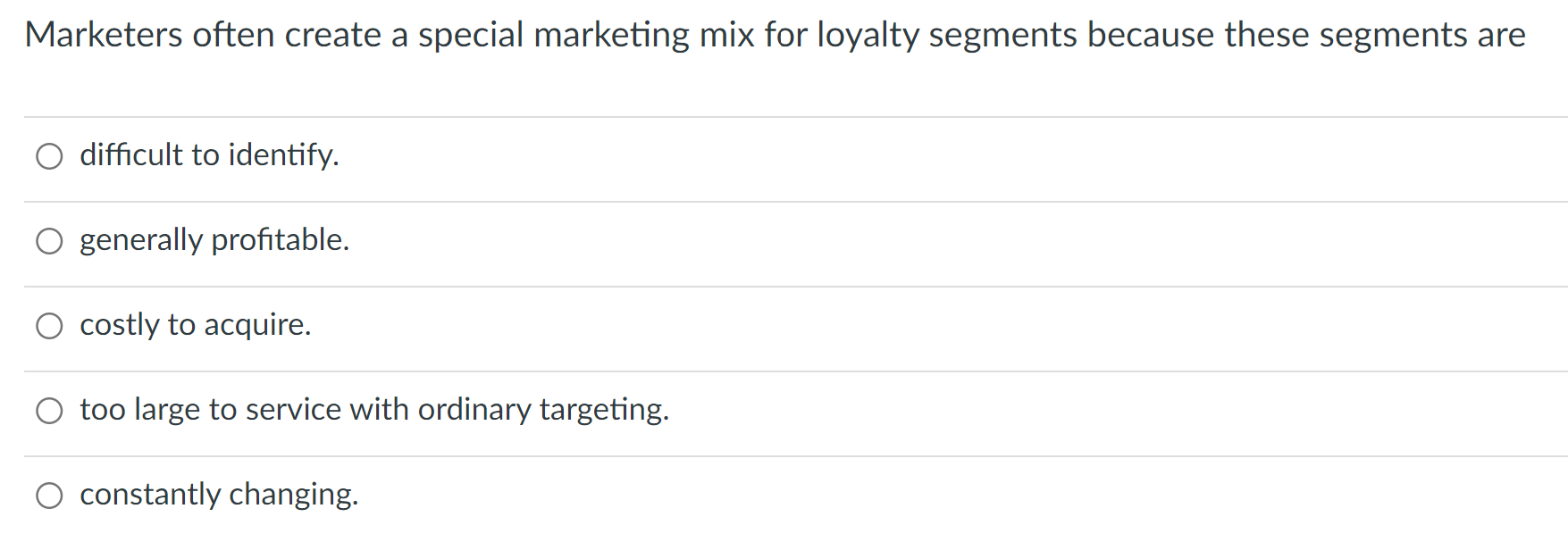 Solved Marketers often create a special marketing mix for | Chegg.com