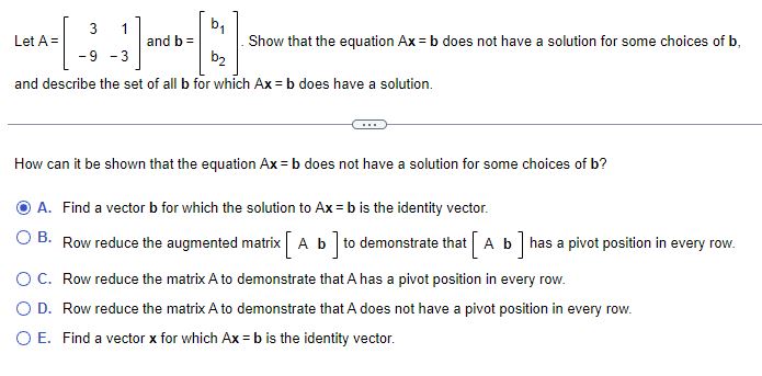 Solved Do the columns of A span R4 ? Does the equation Ax=b | Chegg.com