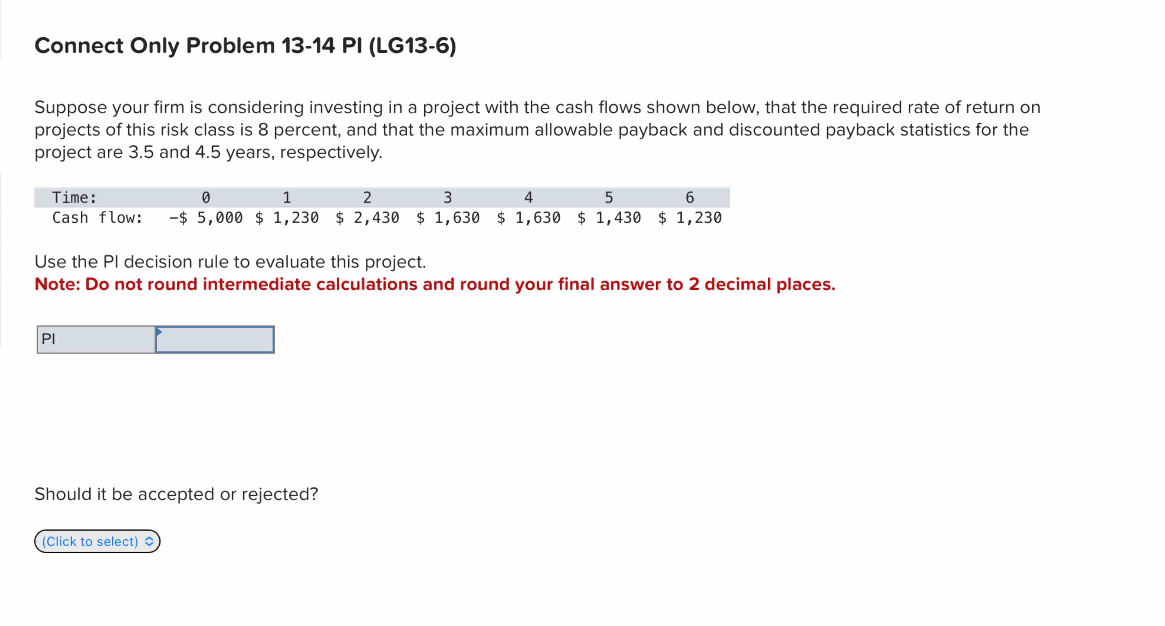 Solved Connect Only Problem 13-14 ﻿PI (LG13-6)Suppose your | Chegg.com
