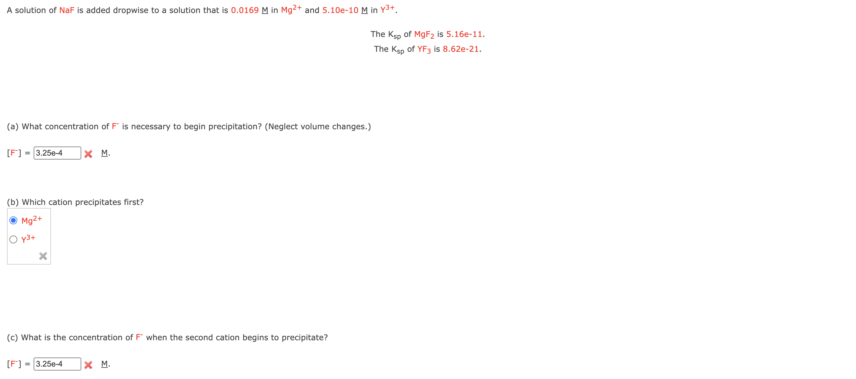 Solved A solution of NaF is added dropwise to a solution | Chegg.com