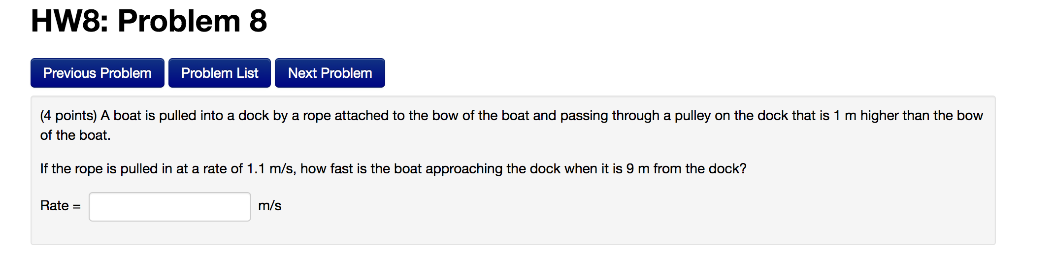 Solved HW8: Problem 8 Previous Problem Problem List Next | Chegg.com