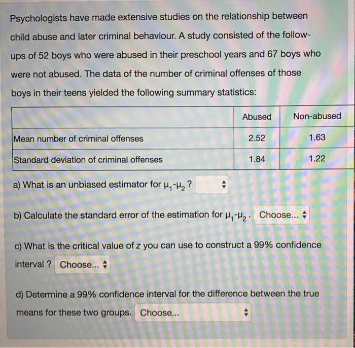 Solved Psychologists have made extensive studies on the | Chegg.com