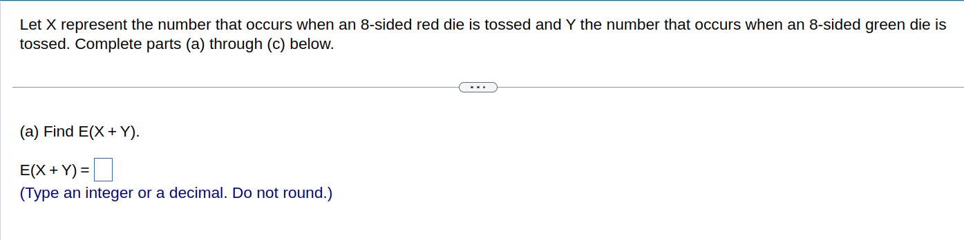 Solved Let X represent the number that occurs when an | Chegg.com