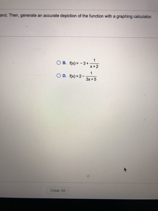 Solved Use division to rewrite the rational expression and | Chegg.com