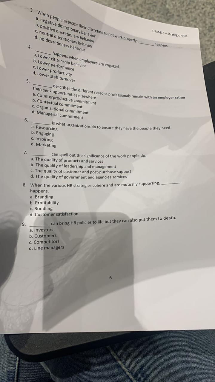 Solved 3. When people exercise their discretion to not work | Chegg.com