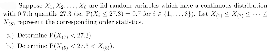 Solved Suppose X1,X2,…,X8 are iid random variables which | Chegg.com
